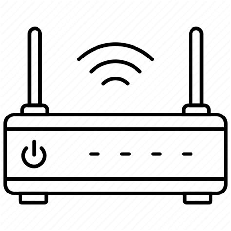 Modem Electronics Technology Wifi Signal Icon Download On Iconfinder