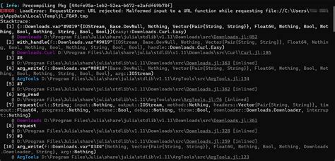 Fails To Start The Version V1110 General Usage Julia Programming Language