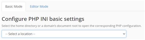 How To Increase Php Max Execution Time In Cpanels Php Ini Editor Web Hosting Knowledgebase