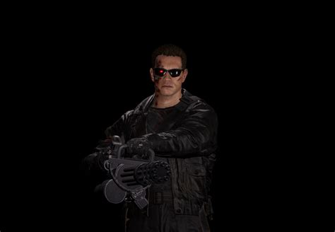 Terminator T 800 Minigun By Baxxre1 On Deviantart
