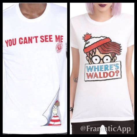 Wheres Waldo And Wenda Shirts For A Possible Halloween Costume With A