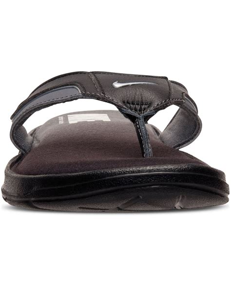 Lyst Nike Mens Solarsoft Comfort Thong Sandals From Finish Line In Black For Men