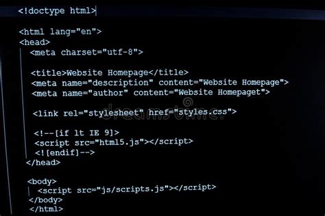 Html5 Css Code Stock Illustrations 255 Html5 Css Code Stock