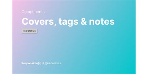 Notes Components Figma