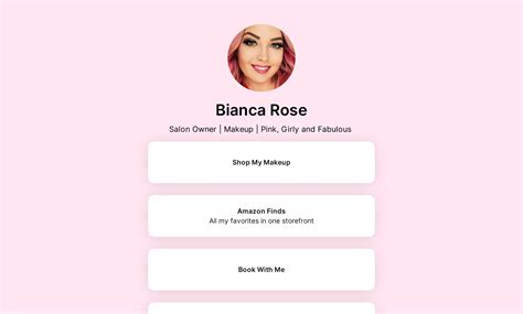 Bianca Rose S Flowpage