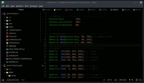 Github Horzadomeatom H1 Black Ui Atom One Dark Ui Theme