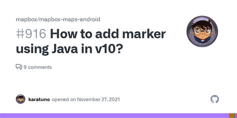 How To Add Marker Using Java In V10 · Issue 916 · Mapboxmapbox Maps Android · Github