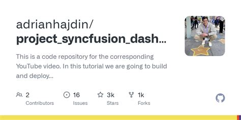 GitHub Adrianhajdin Project Syncfusion Dashboard This Is A Code