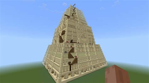 Built The Tower Of Babel In Minecraft YouTube