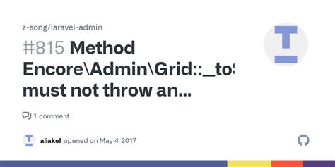 Method Encoreadmingridtostring Must Not Throw An Exception