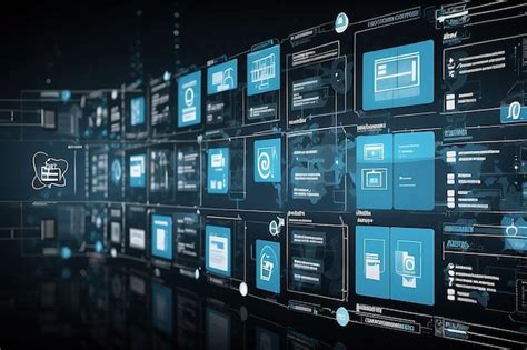 Efficient Document Management Streamlining Company Data Premium Ai Generated Image