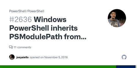 Windows Powershell Inherits Psmodulepath From Powershell Core · Issue 2636 · Powershell