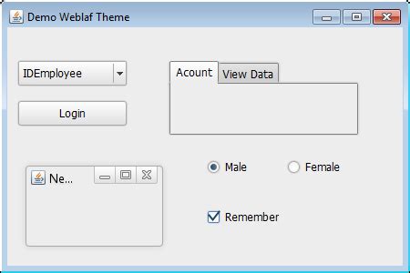 Theme java swing Weblaf Cài đặt Weblaf maven giao diện cho java swing đẹp lung linh bằng