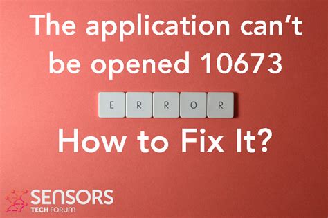 The Application Cant Be Opened 10673 Error Mac Fix Guide