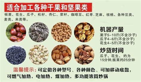 全自动电加热炒货机 花生瓜子板栗滚筒炒锅机 小型滚筒卧式炒锅机 阿里巴巴