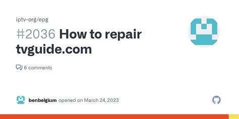 How To Repair · Issue 2036 · Iptv Orgepg · Github