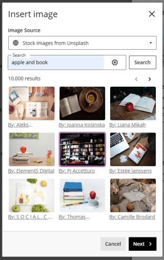 Three Ways To Add Images In Blackboard Ultra Upload Unsplash Or AI