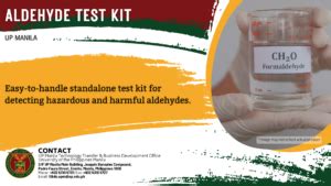 Aldehyde Test Kit UP Manila TTBDO