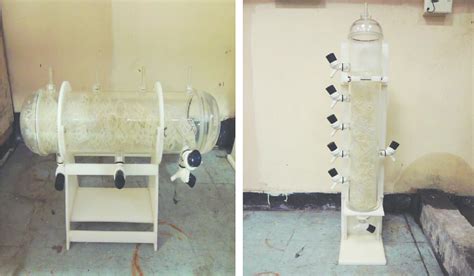 A Modified Design Of Packed Bed Bioreactor B Actual Bioreactors Download Scientific