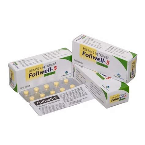 Folic Acid 5mg Tablet At ₹ 30strip Surat Id 20355468530
