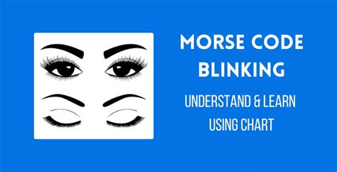 Morse Code Blinking Understand And Learn Using Chart