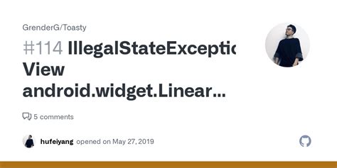 Illegalstateexception View Androidwidgetlinearlayout As Already Been Added To The Window