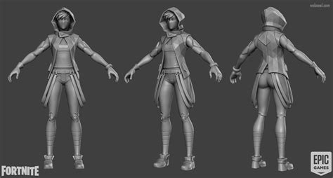 20 Realistic 3d Game Model Character Designs By Ksenia Shumikhina