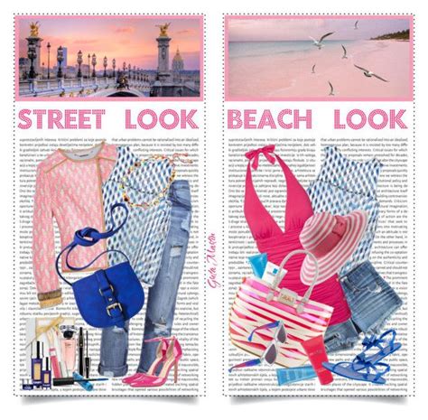 One Piece Two Ways Pink Blue Fashion Set