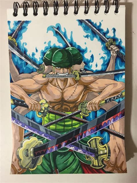 Roronoa Zoro Drawing Anime Drawings Roronoa Zoro Book Art Drawings