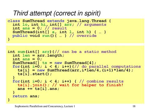 a sophomoric introduction to shared memory parallelism and concurrency lecture 1 introduction to