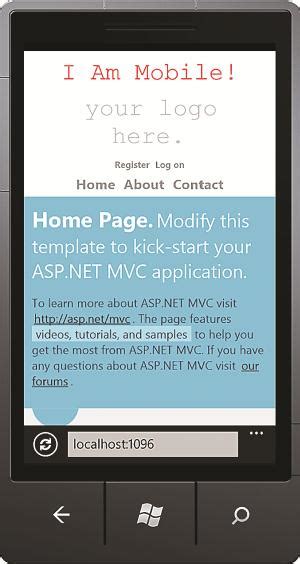 Aspnet Mvc 4 O Que Há De Novo Em Desenvolvimento Móvel No Aspnet