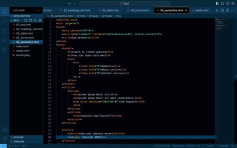 Day1 Html Learningjourney Frontendlearning 100daysofcode Codenewbie… Sauvik Seth