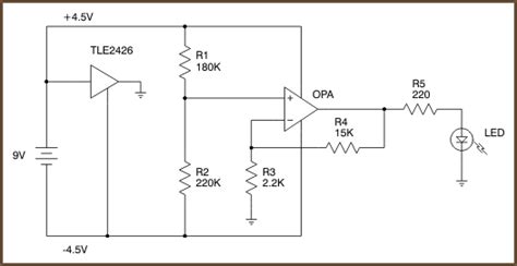 Simple Op Amp Schematic Circuit Diagram