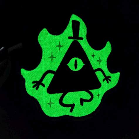 Bill Key Patch Fanart Glow In The Dark Etsy