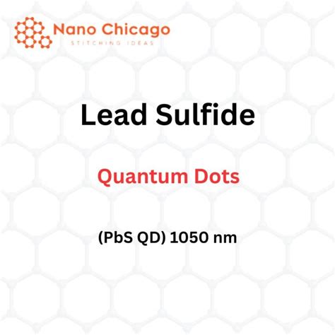 Lead Sulfide Quantum Dots Pbs Qd 1050 Nm Nanochicago