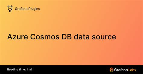 Azure Cosmos Db Data Source Grafana Enterprise Plugins Documentation
