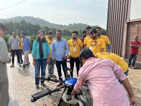 Shrutika Bagul On Linkedin Experiencing Drones Revolutionizing