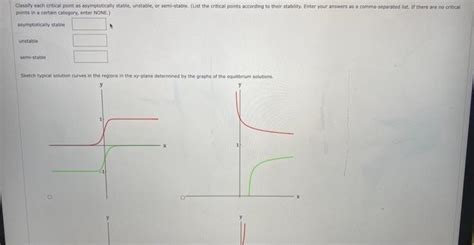 Solved Consider The Following Autonomous First Order