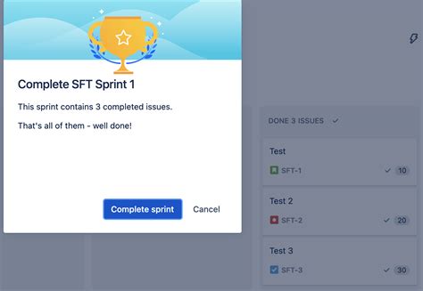 Unable To Close Sprint In A Team Managed Project Jira Atlassian Documentation