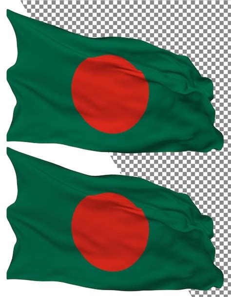 Premium Psd Bangladesh Flag Wave Isolated Plain Bump Texture