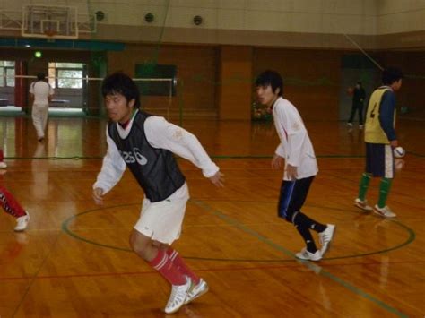 練習風景冬 金沢大学サッカー部2010 2011