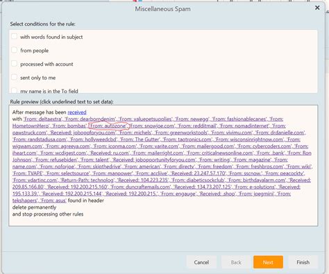 How To Delete A Clause From A Rule With Multiple Clauses Mail EM Client