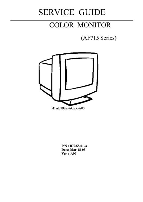 Acer Af715 Service Manual Download Schematics Eeprom Repair Info For Electronics Experts