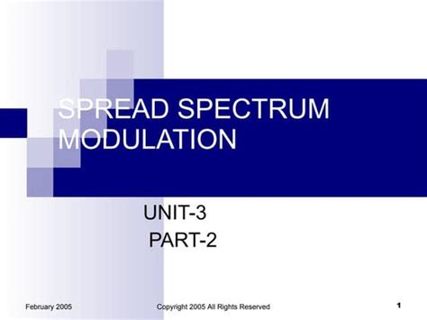 Spread Spectrum Ppt