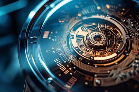 Premium Photo A Close Up Of A Circular Object