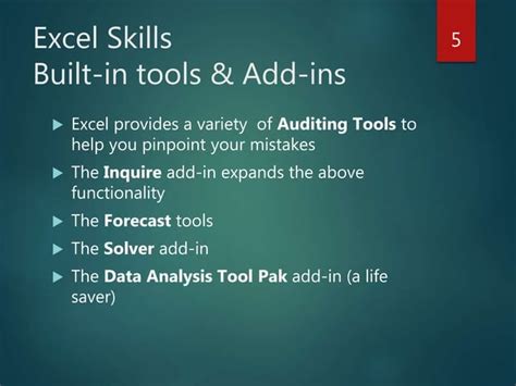 Data Analysis With Excel And Test4u Ppt