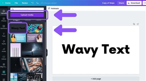 Canva Wavy Text Effect How To Create Wavy Text In Canva Blogging Guide