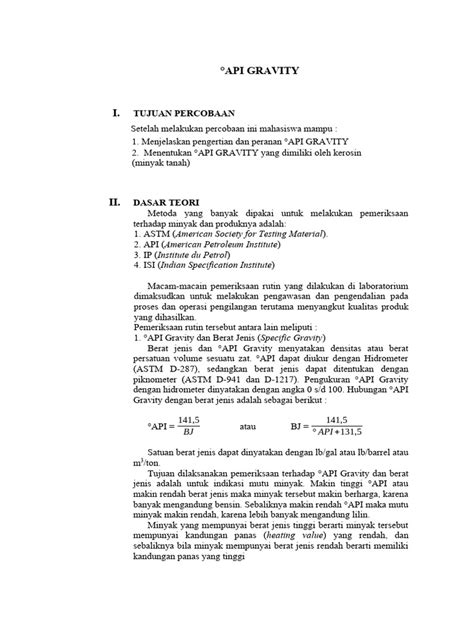 Laporan °api Gravity 4egd Pdf