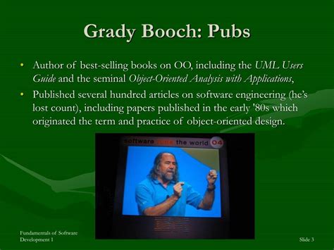 Ppt Grady Booch Pronounced Bootch Powerpoint Presentation Free Download Id 845909