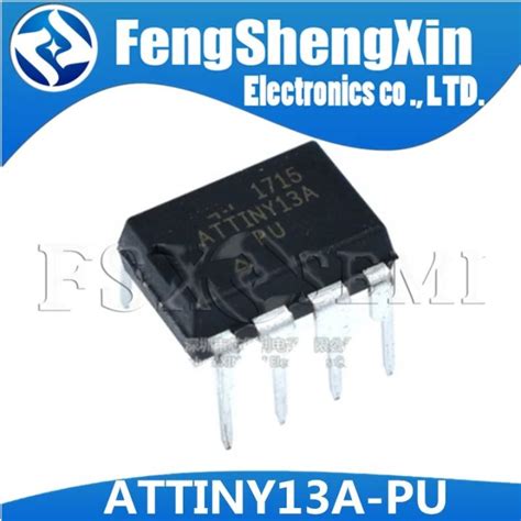 5pcslot New Attiny13a Attiny13a Pu Attiny13 Dip 8 Avr Microcontroller